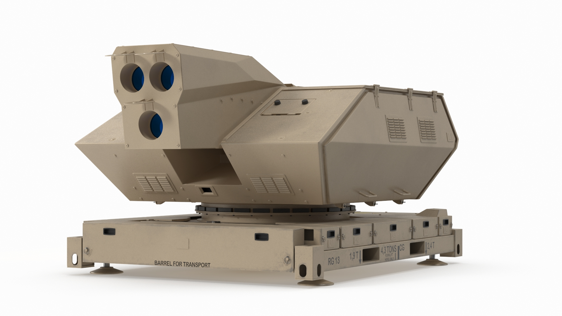 Laser Air Defense System Skynex Sand Color 3D - TurboSquid 2201831