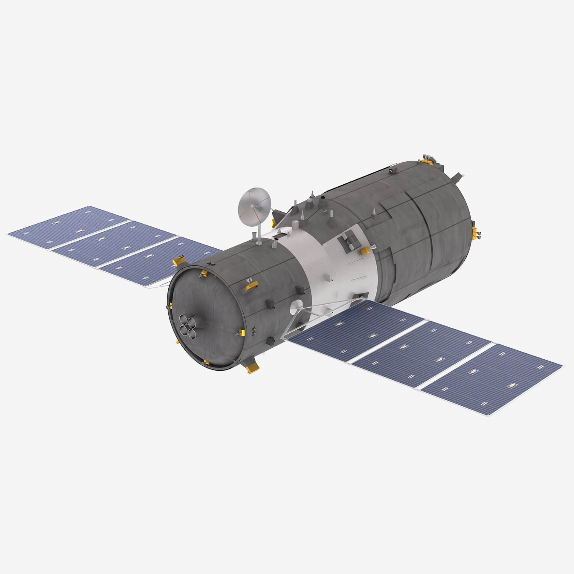 Cargo spacecraft tianzhou-1 3D model - TurboSquid 1697426