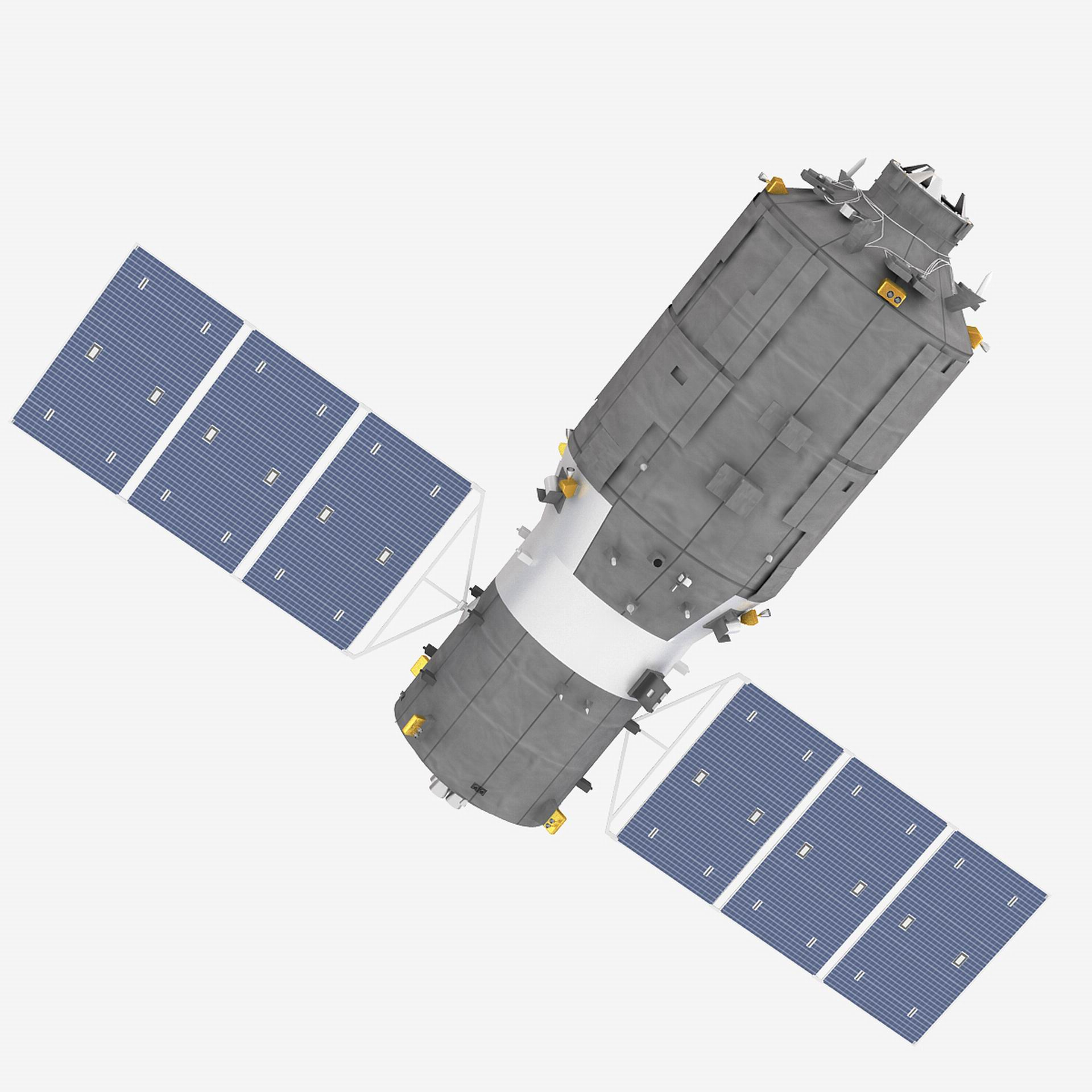 Cargo spacecraft tianzhou-1 3D model - TurboSquid 1697426