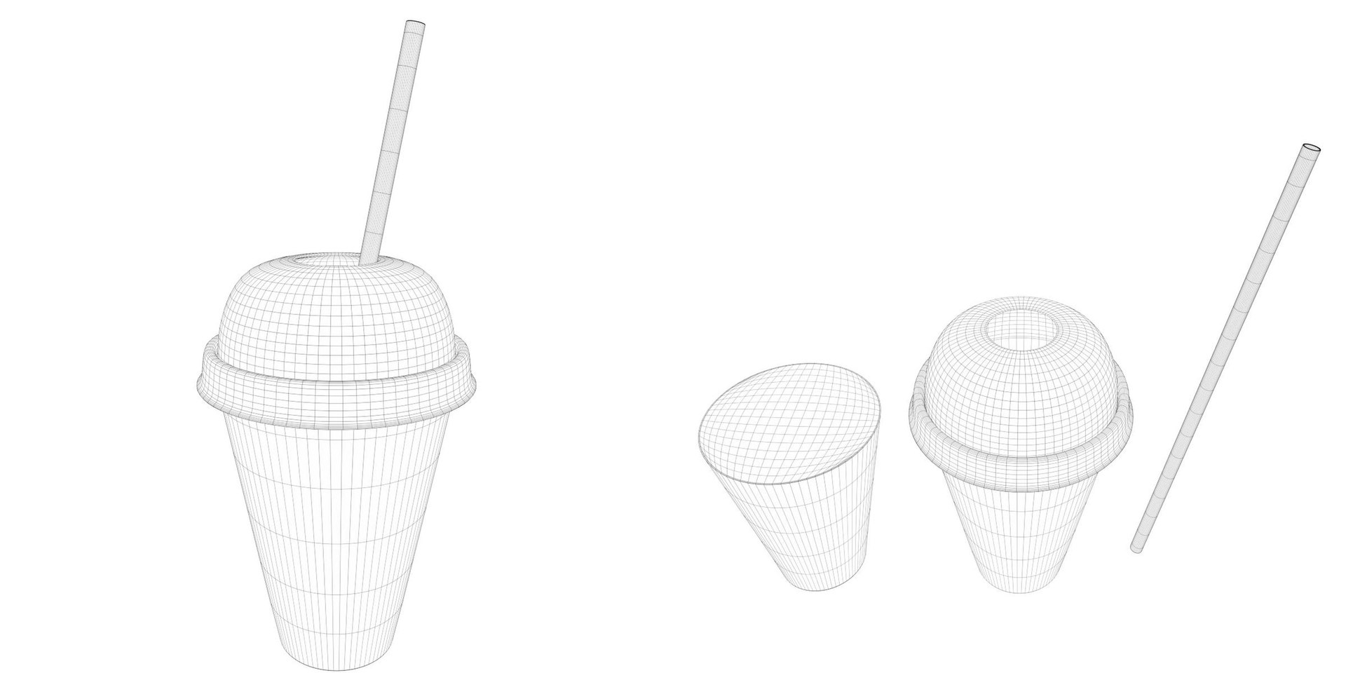 3D Juice Cup Model - TurboSquid 1430968