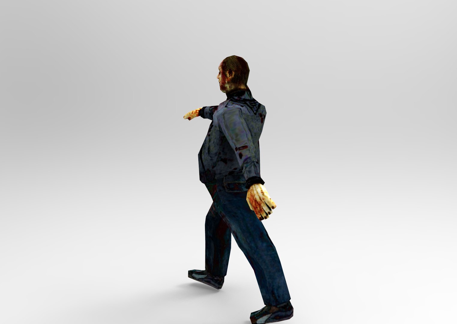 3D Zombie Male Rigged Character Model - TurboSquid 1211723