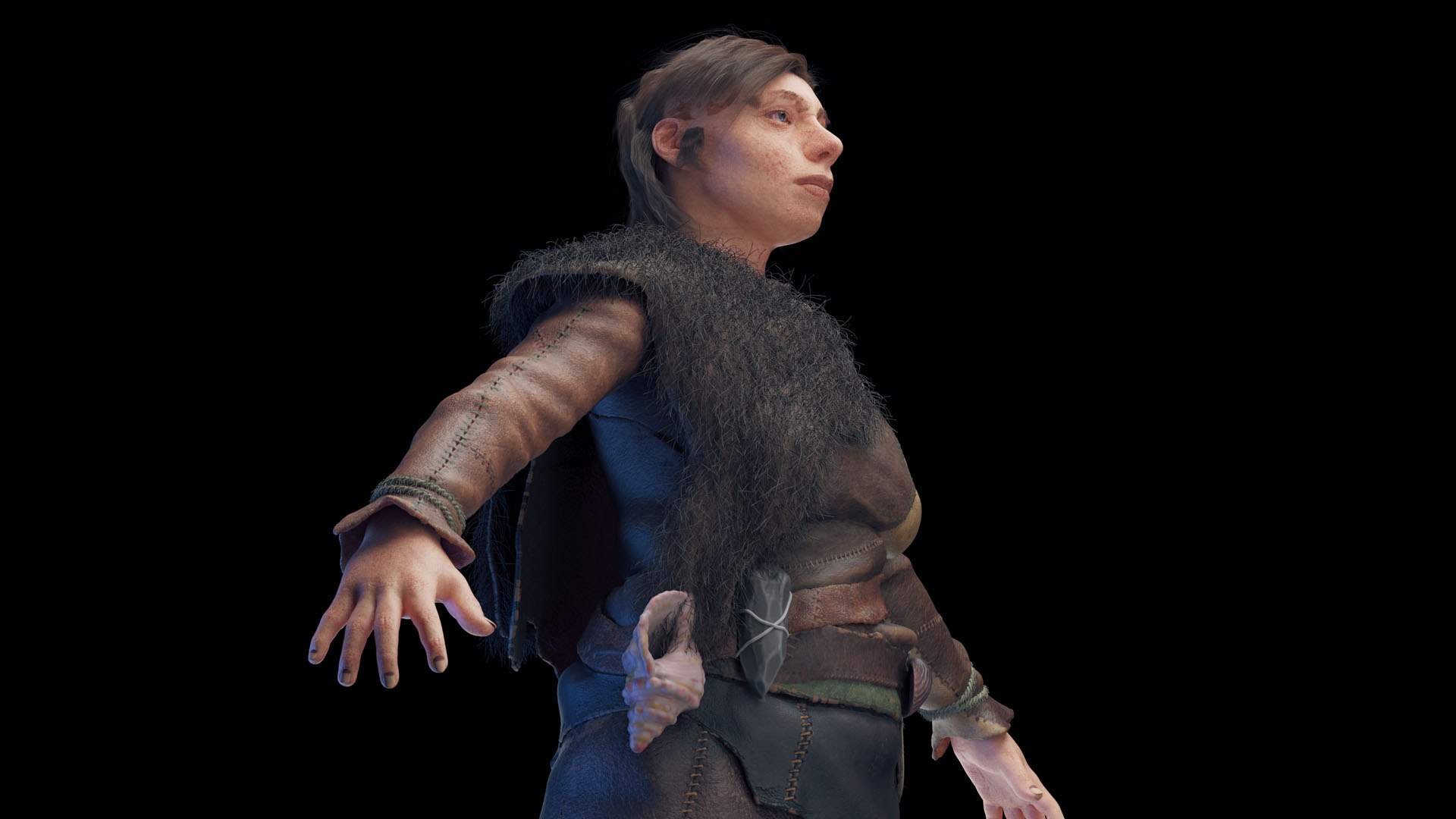 Neanderthal Female 3D Model - TurboSquid 2112001