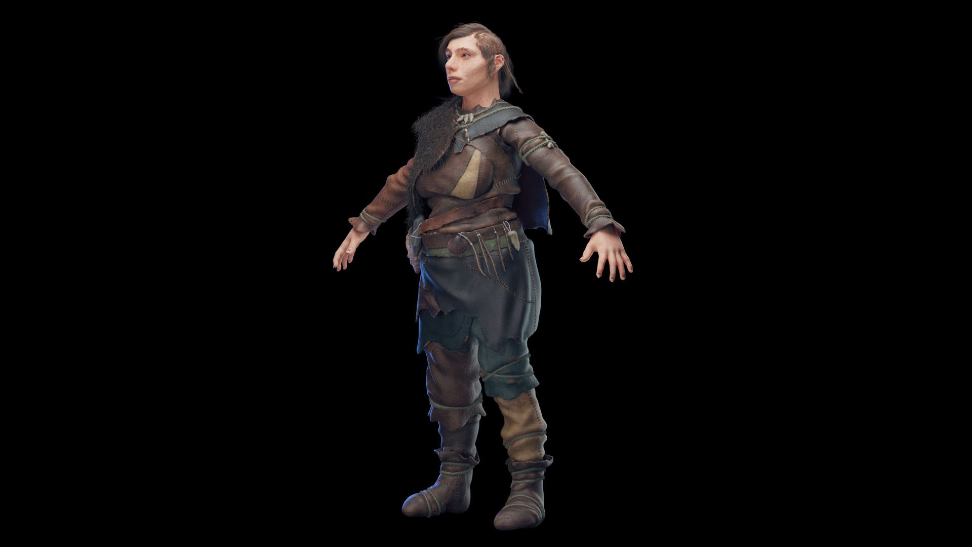 Neanderthal Female 3D Model - TurboSquid 2112001