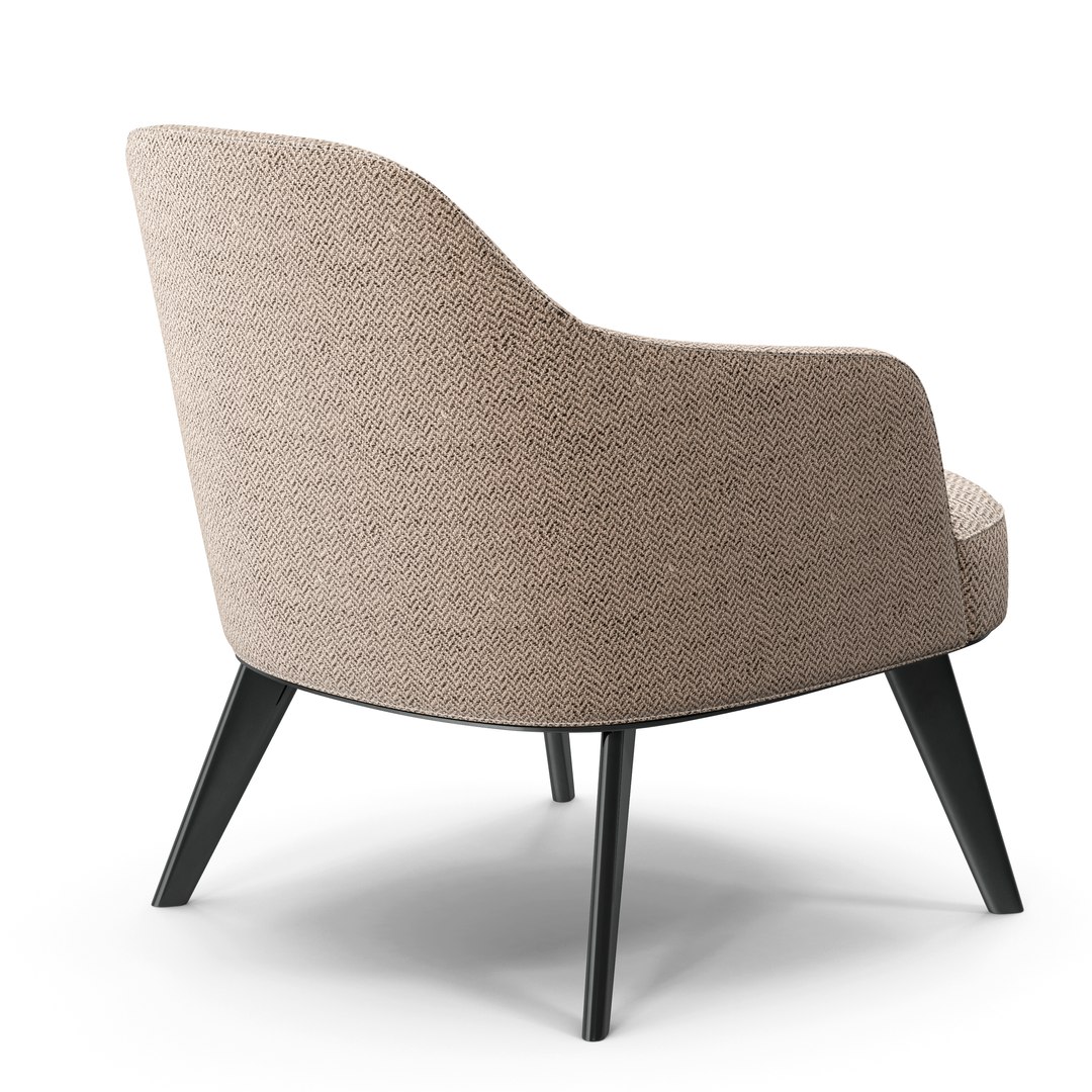 Poliform Jane Armchair Metal 3D Model - TurboSquid 1203837