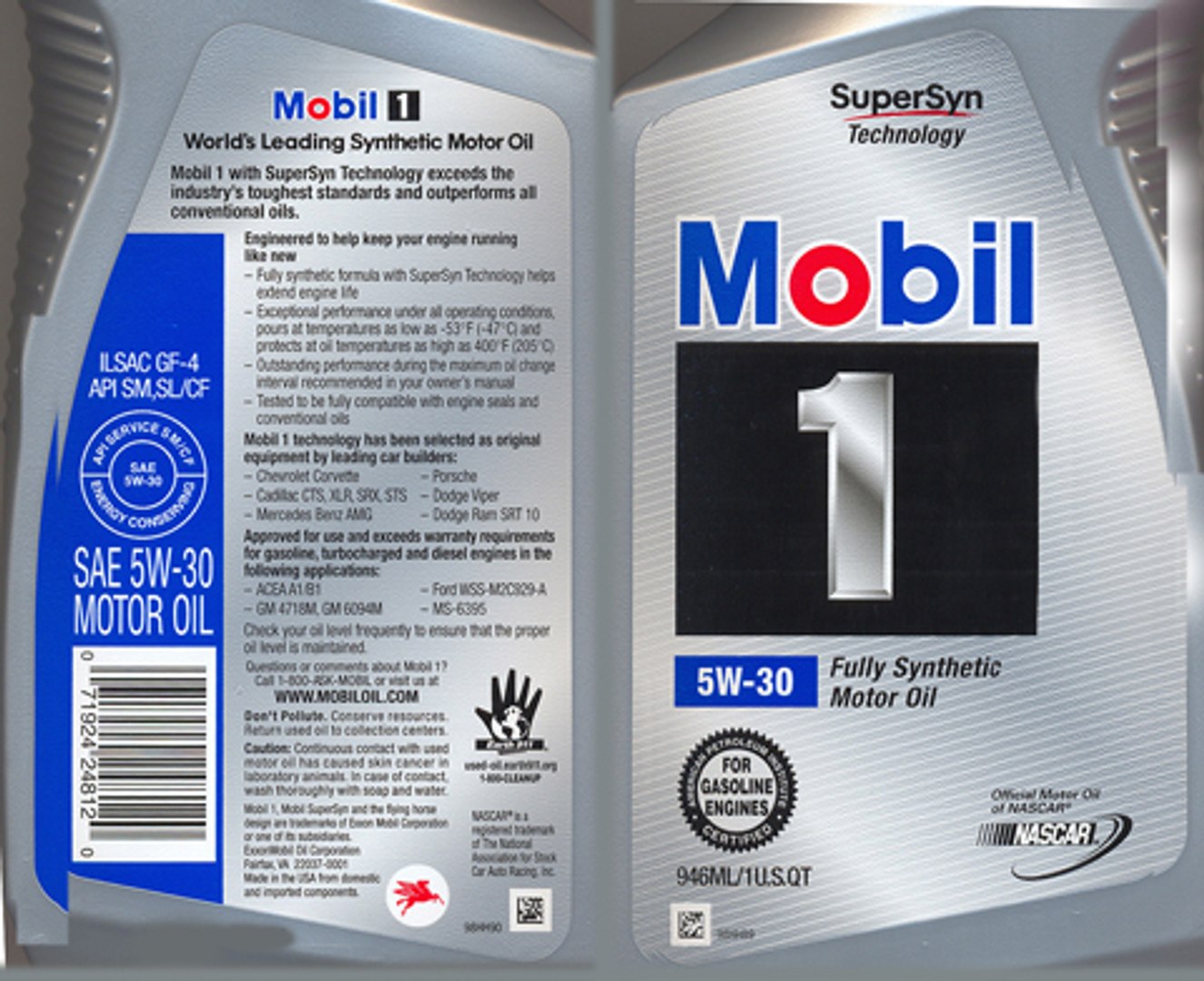 Mobil Motor Oil Bottles Max