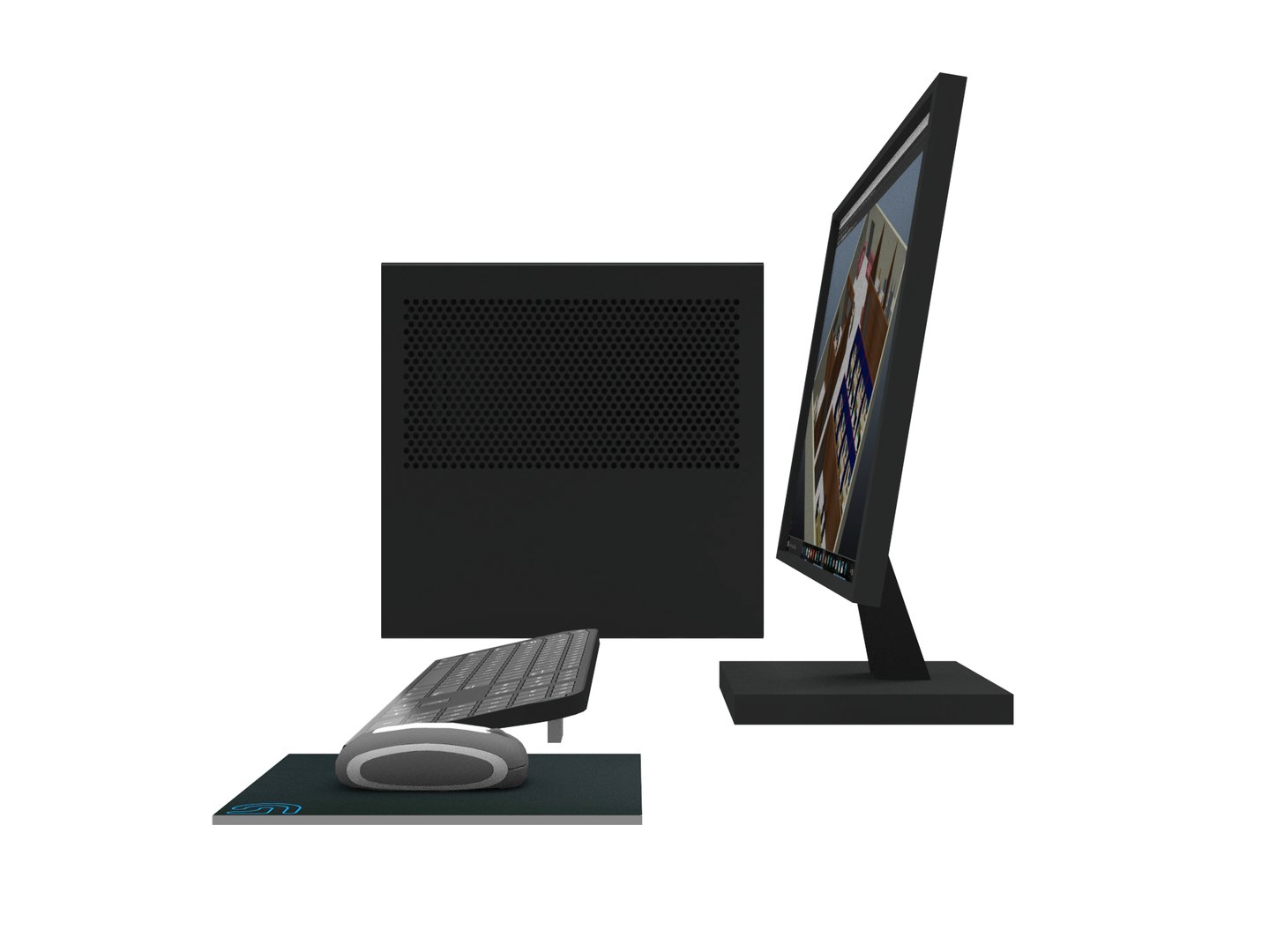 Computer Set 3D Model - TurboSquid 2172785