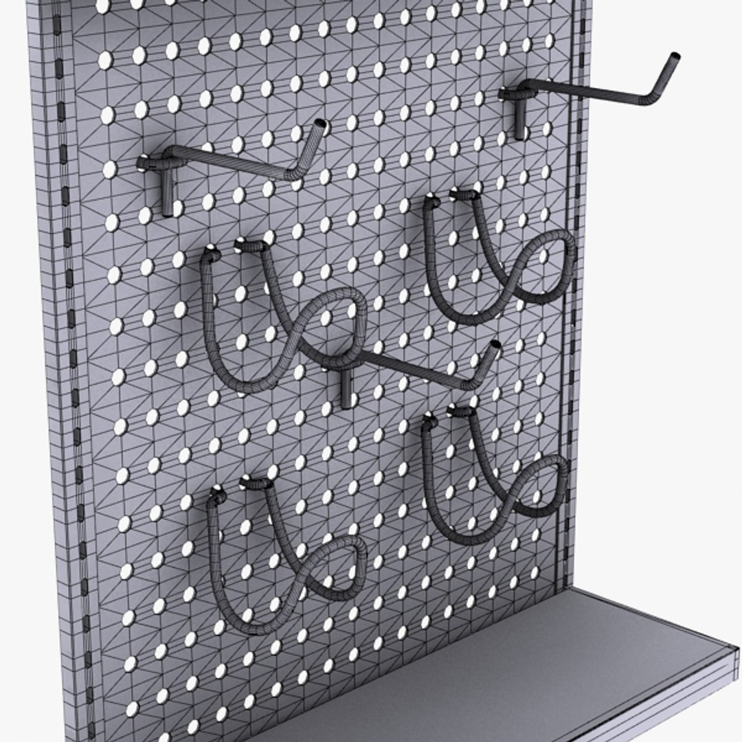 3d Pegboard Rack