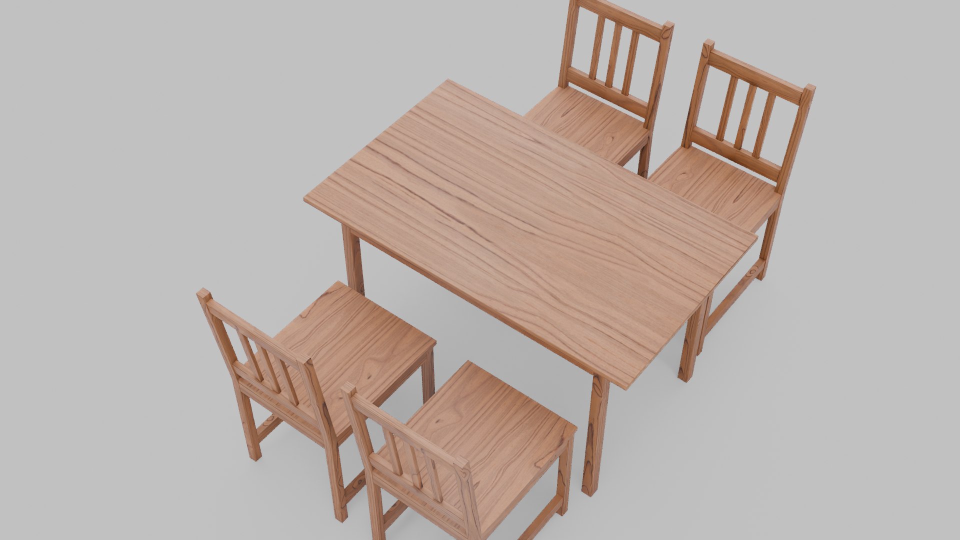 3D Model Dining Table And Chai Max Filer - TurboSquid 2438505