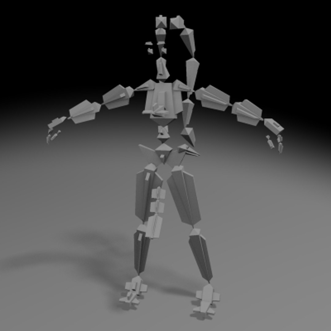 Games Moons Ninja Elf Character 3d Model