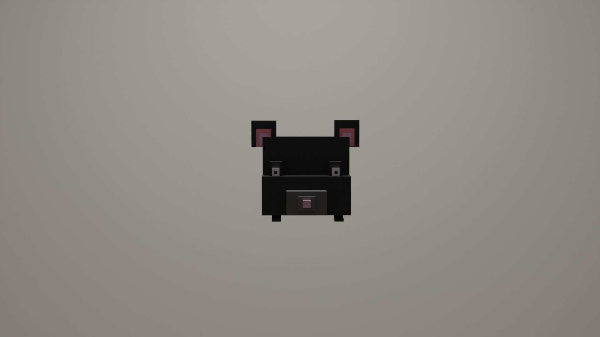 3D Voxel Low Polly Animal Mouse Model - TurboSquid 2181932