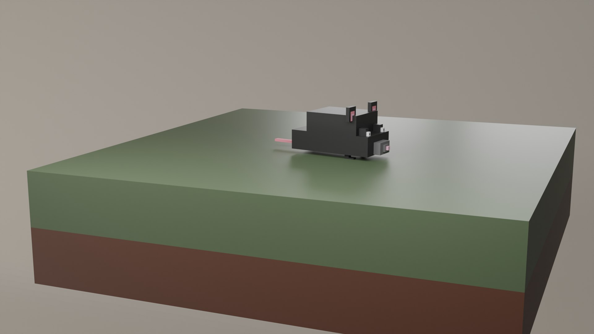 3D Voxel Low Polly Animal Mouse Model - TurboSquid 2181932