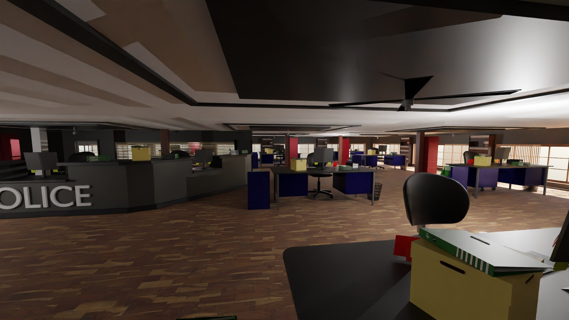3D Police Station Interior - TurboSquid 2158063