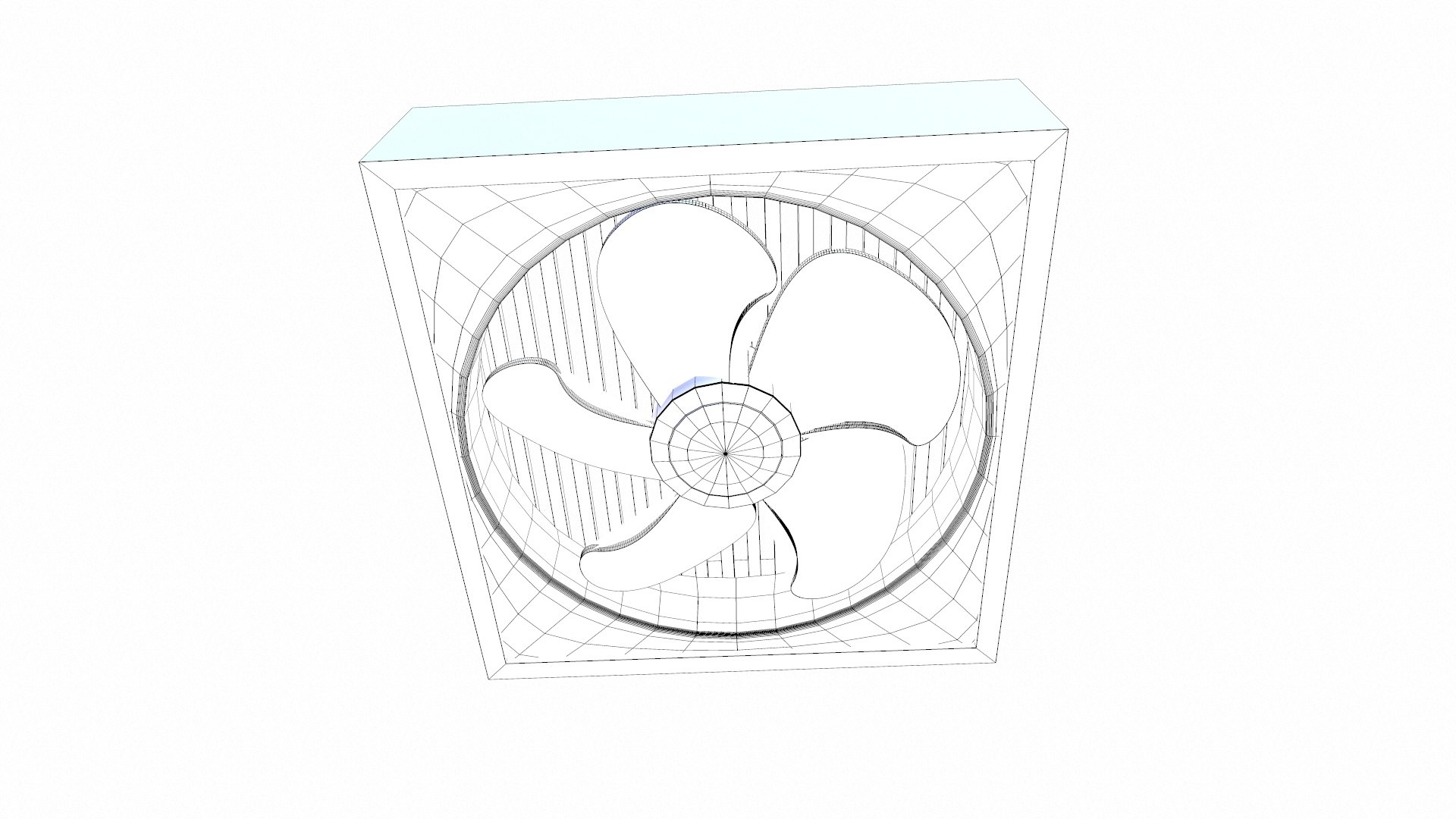 3D Exhaust Fan Model - TurboSquid 2345597