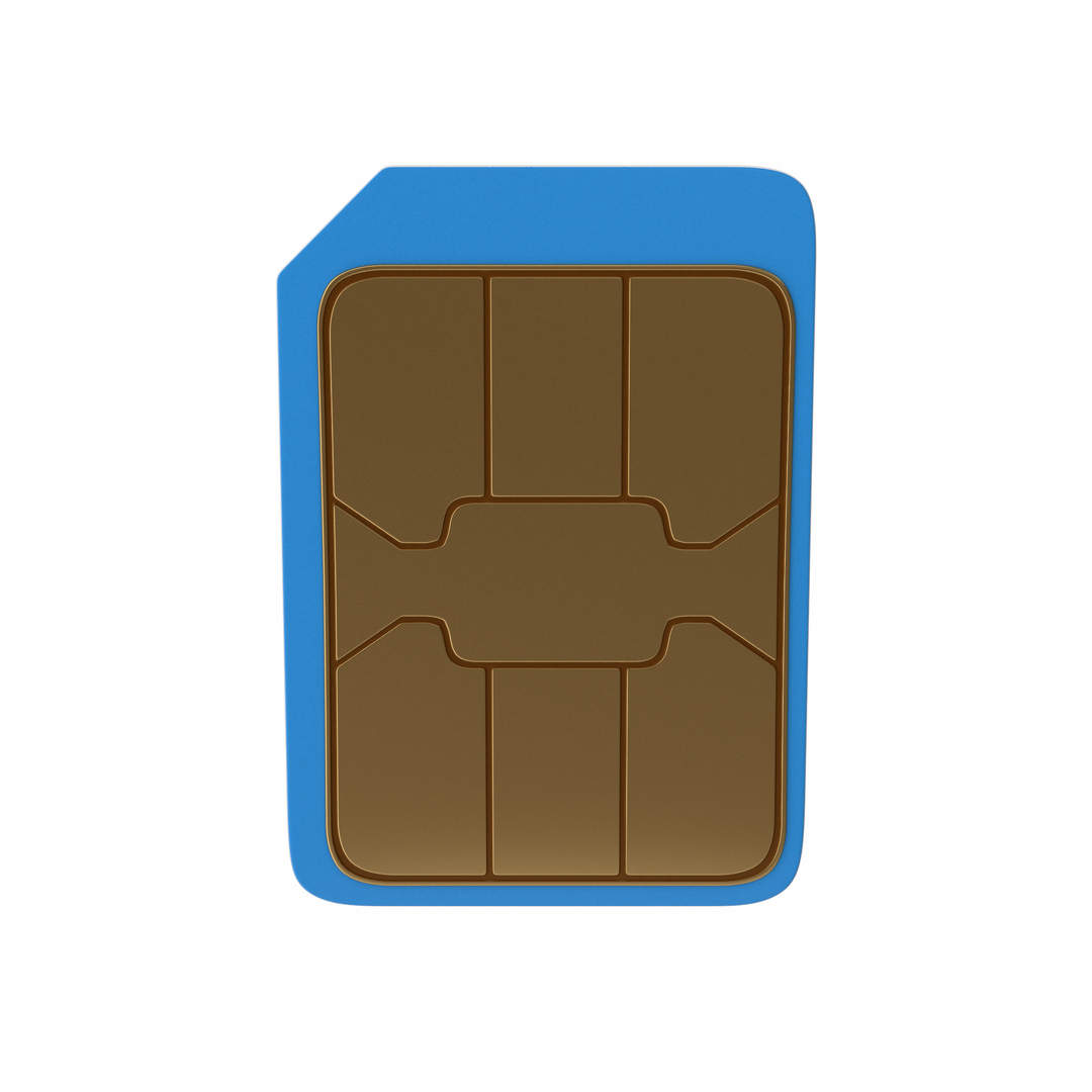 Blue Sim Cards Collection 3D Model - TurboSquid 2064277