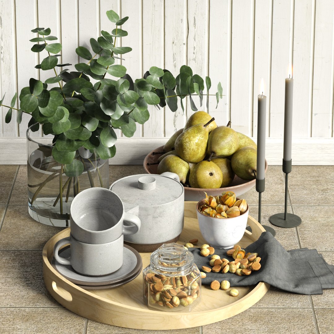 Kitchen Set Model - TurboSquid 1329061