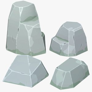 modelo 3d Escaleras de madera estilizadas - PBR Game Ready - TurboSquid ...