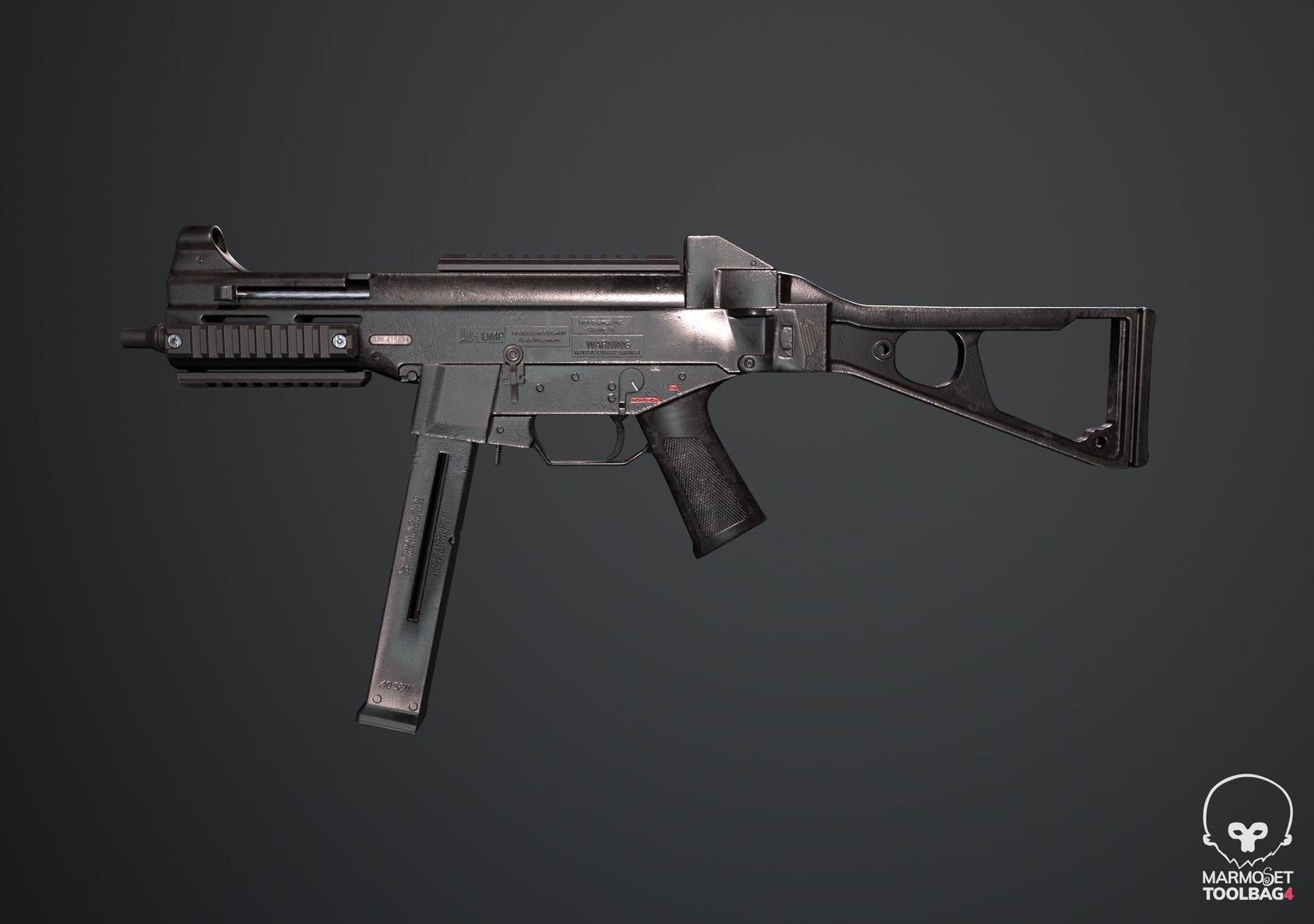 3D UMP45 model - TurboSquid 2069844