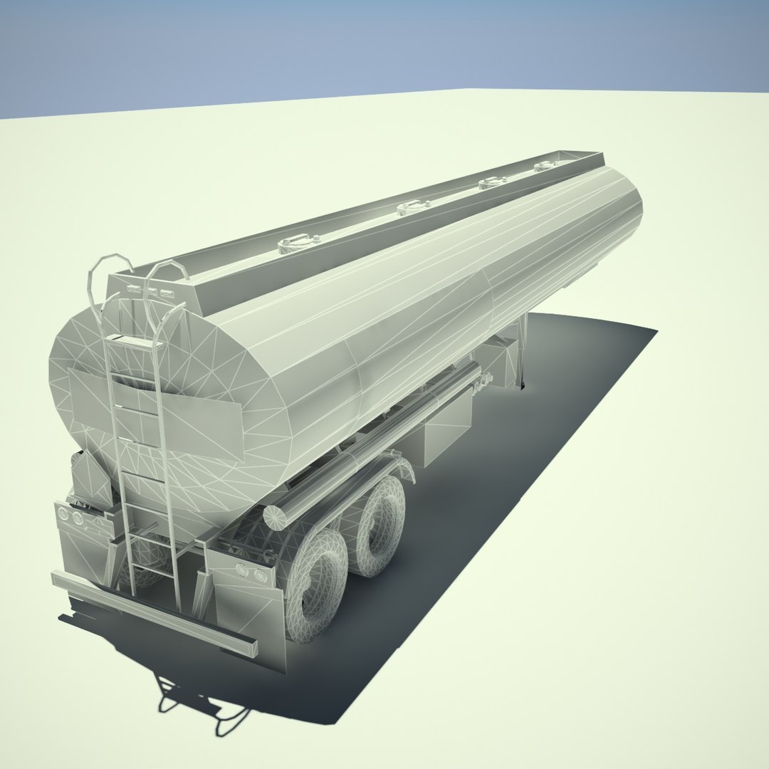 Shell Trailer 3d Model