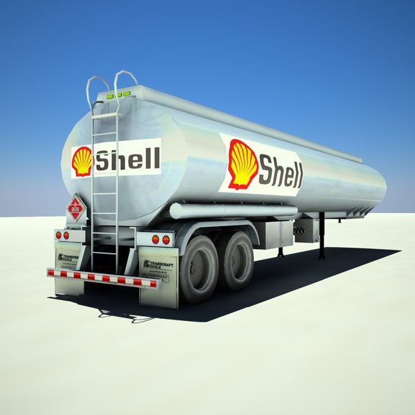 shell trailer 3d model