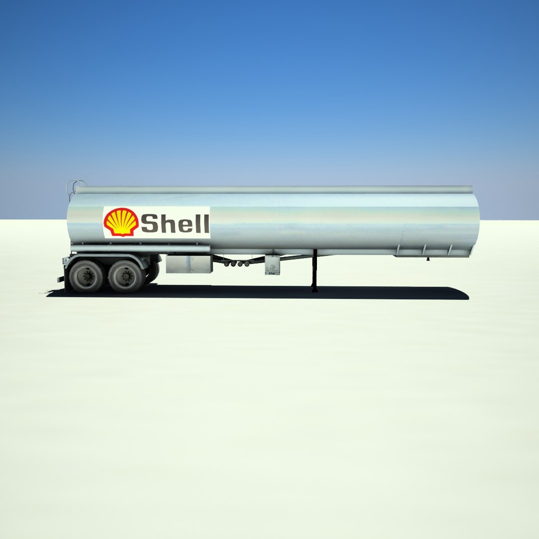 Shell Trailer 3d Model