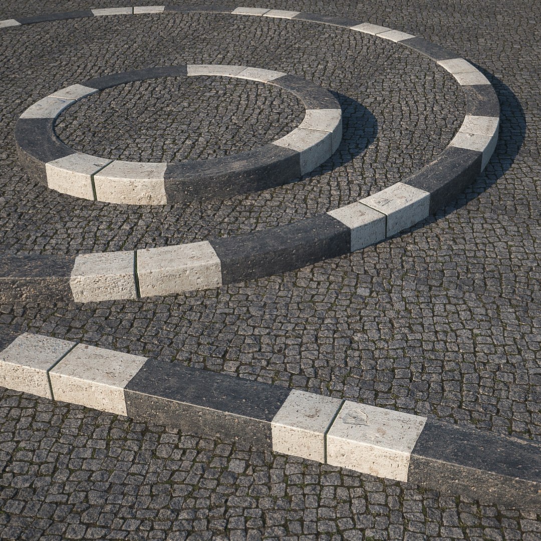 3D Curb Photogrammetry Street - TurboSquid 1425943