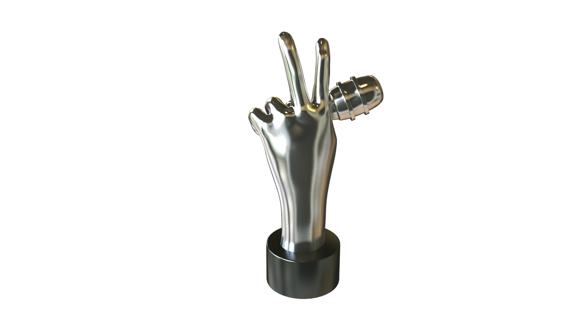3D The Voice Hand Award - TurboSquid 1715993