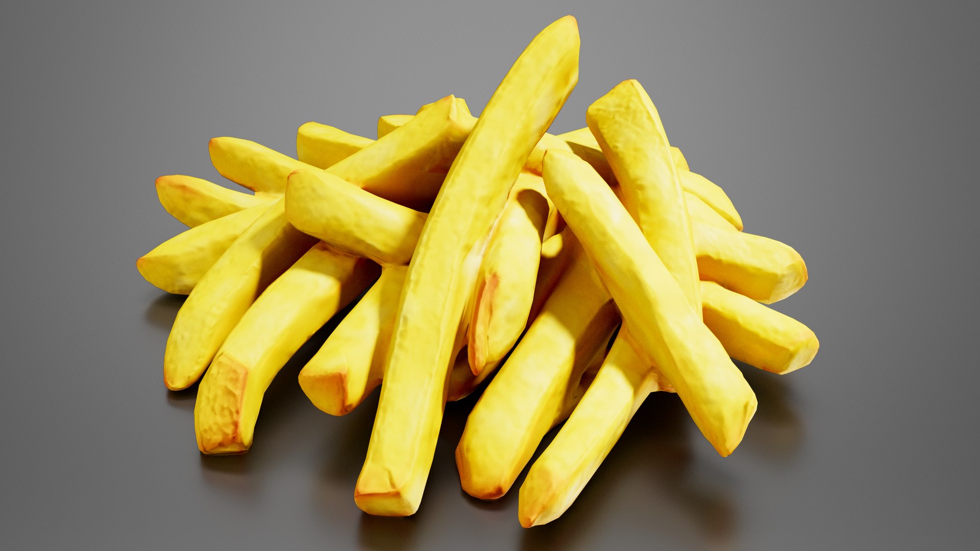 French Fries 02 3D Model - TurboSquid 2506880