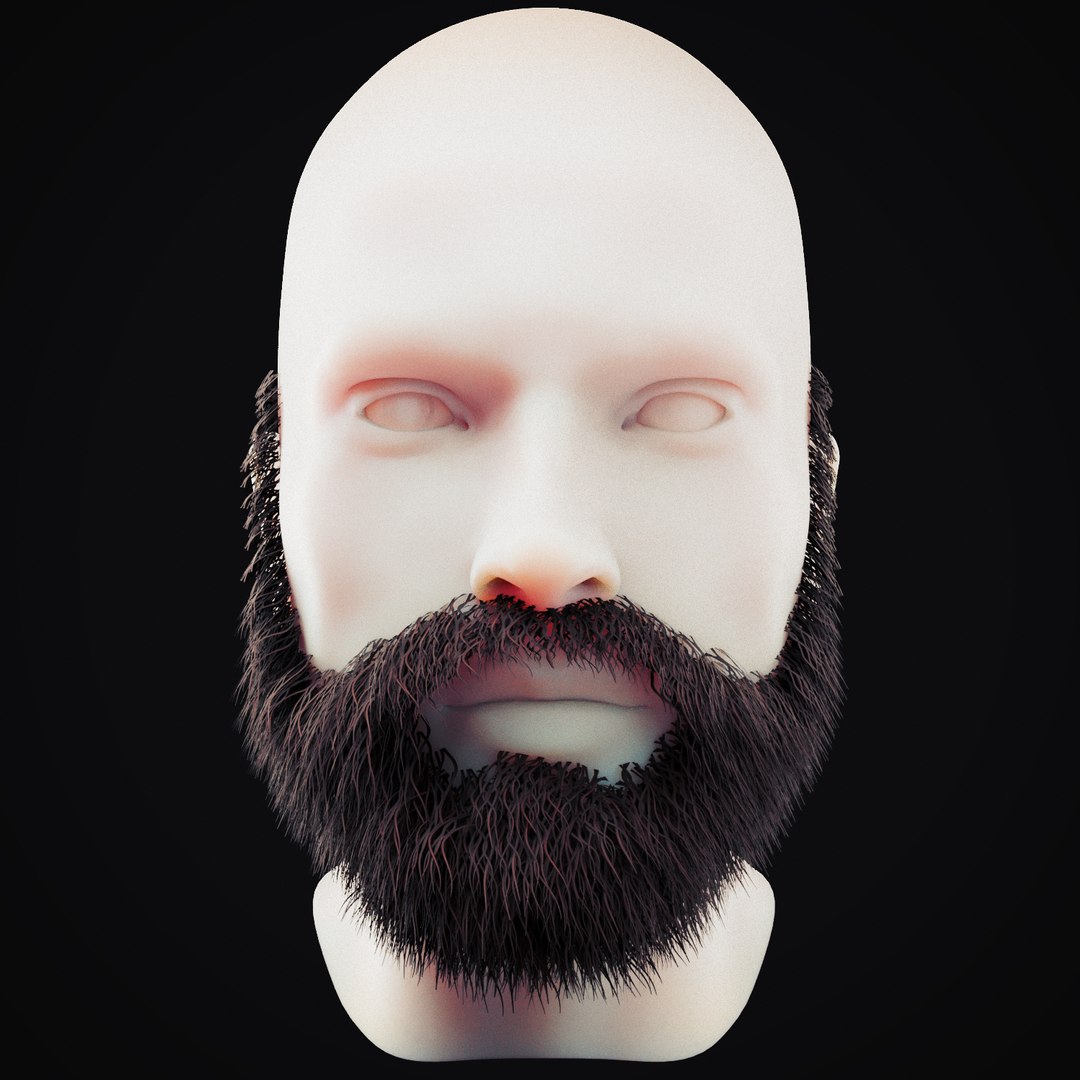 Beard 8 3D Model - TurboSquid 1489661