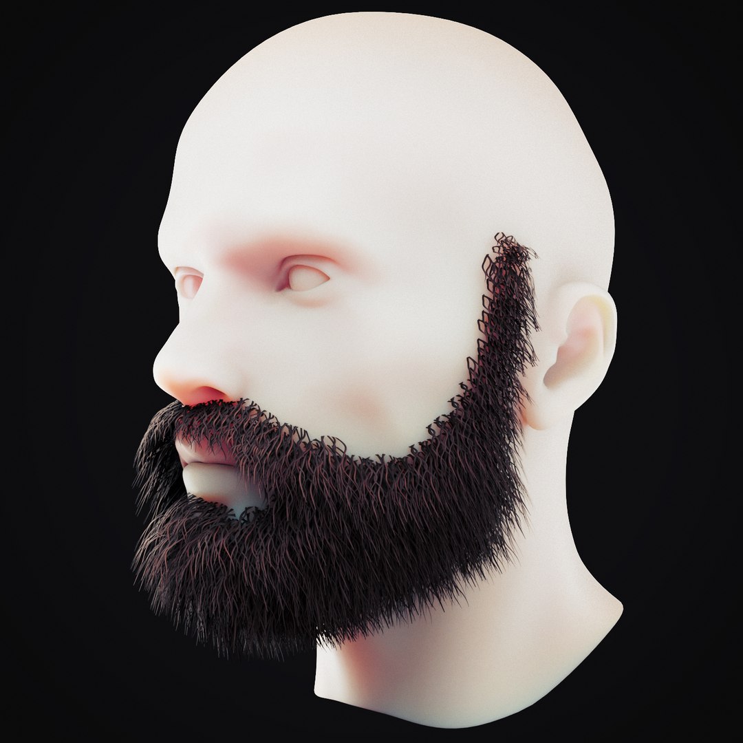 Beard 8 3D Model - TurboSquid 1489661