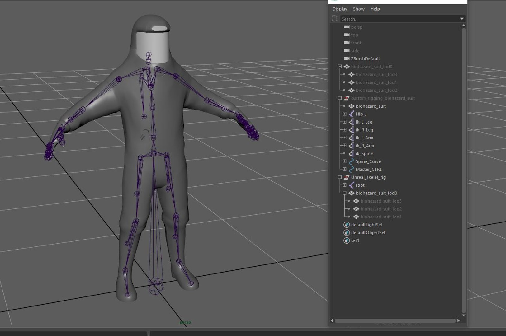 3D Game Ready Biohazard Suit Model - TurboSquid 1836981