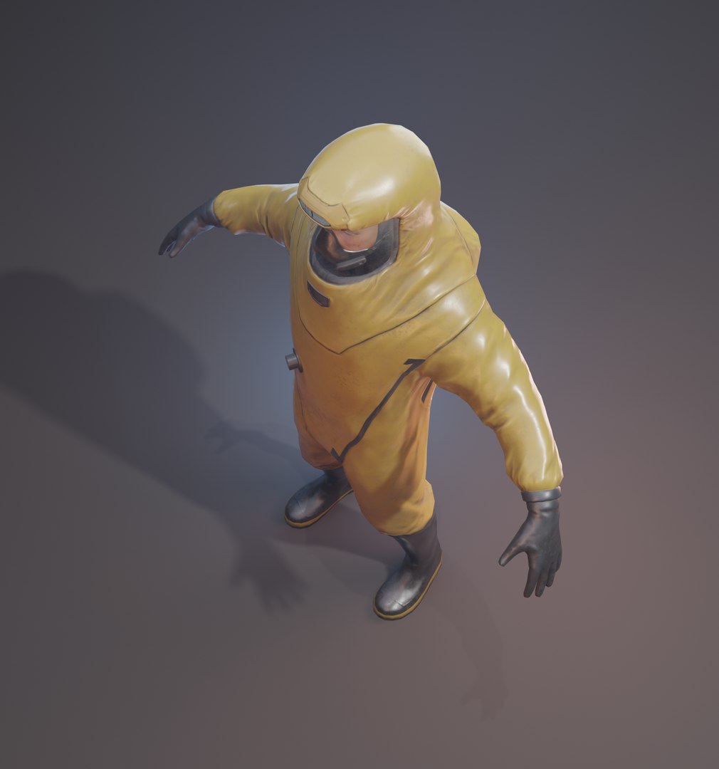 3D Game Ready Biohazard Suit Model - TurboSquid 1836981