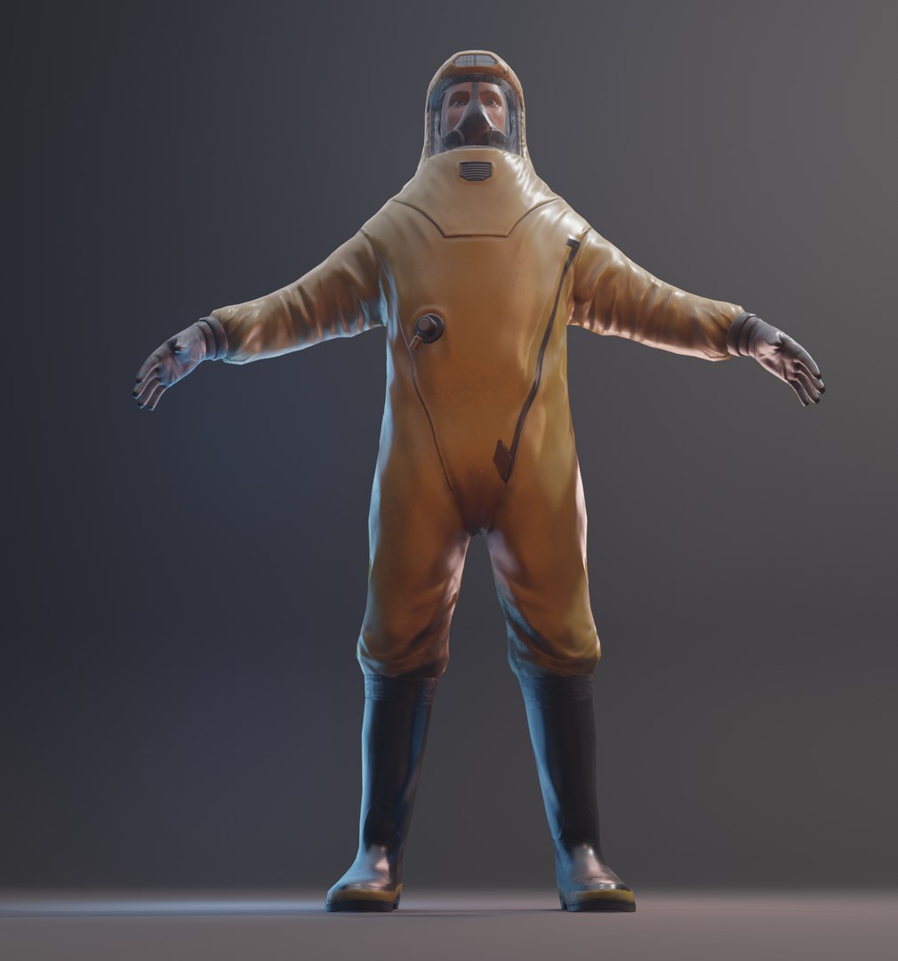 3D Game Ready Biohazard Suit Model - TurboSquid 1836981