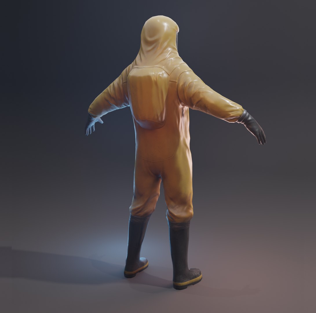 3D Game Ready Biohazard Suit Model - TurboSquid 1836981