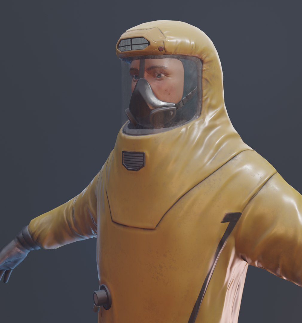 3D Game Ready Biohazard Suit Model - TurboSquid 1836981