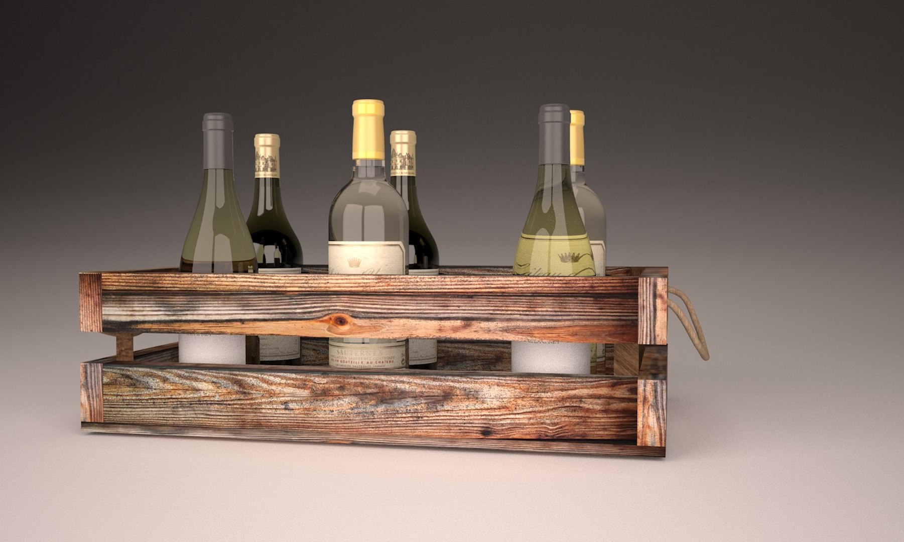 3d vine box model