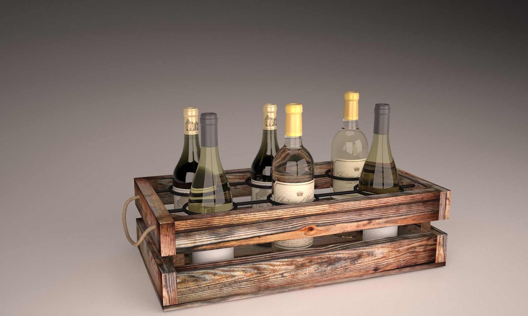 3d vine box model