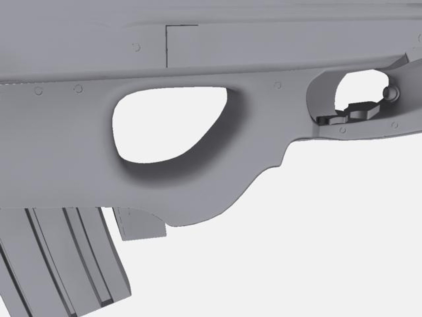Fn2000 Rifle Scope 3d Model