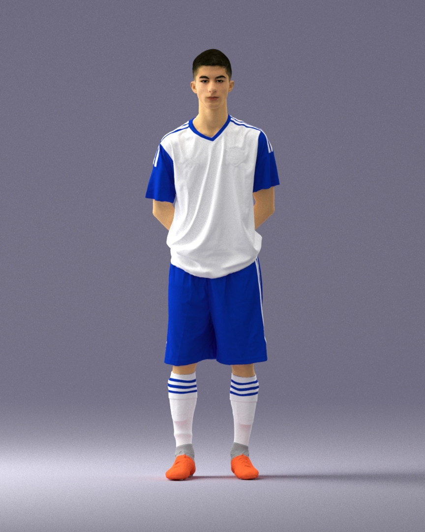Soccer team 3D - TurboSquid 1560487