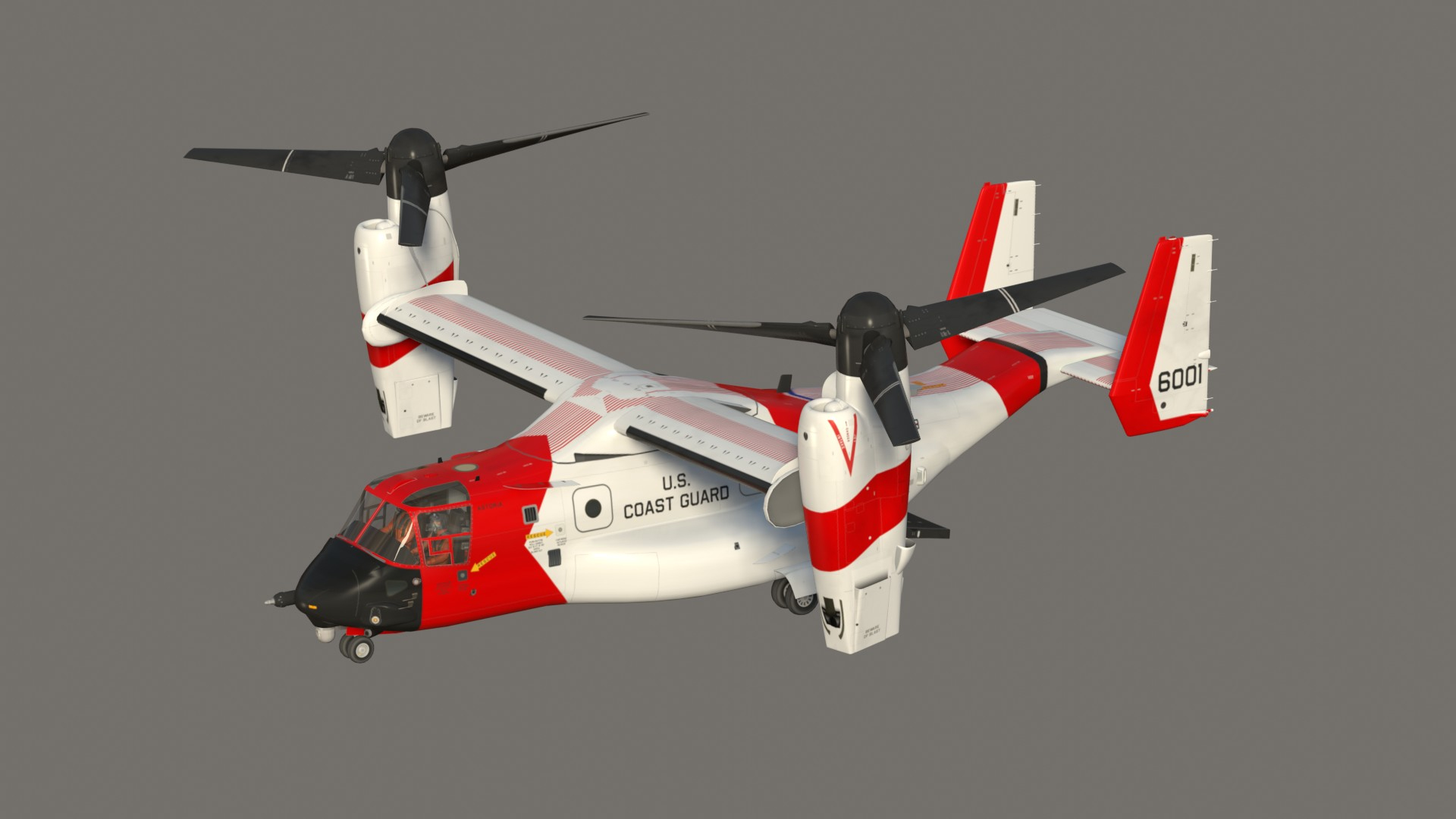 USGC V22 Osprey SC Model - TurboSquid 2401138
