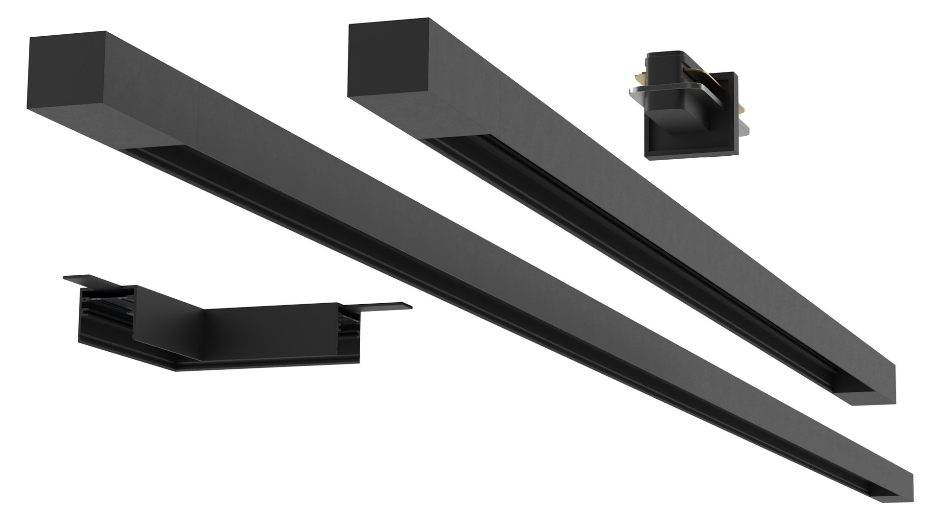 LED Track Light System Full 3D - TurboSquid 2279843