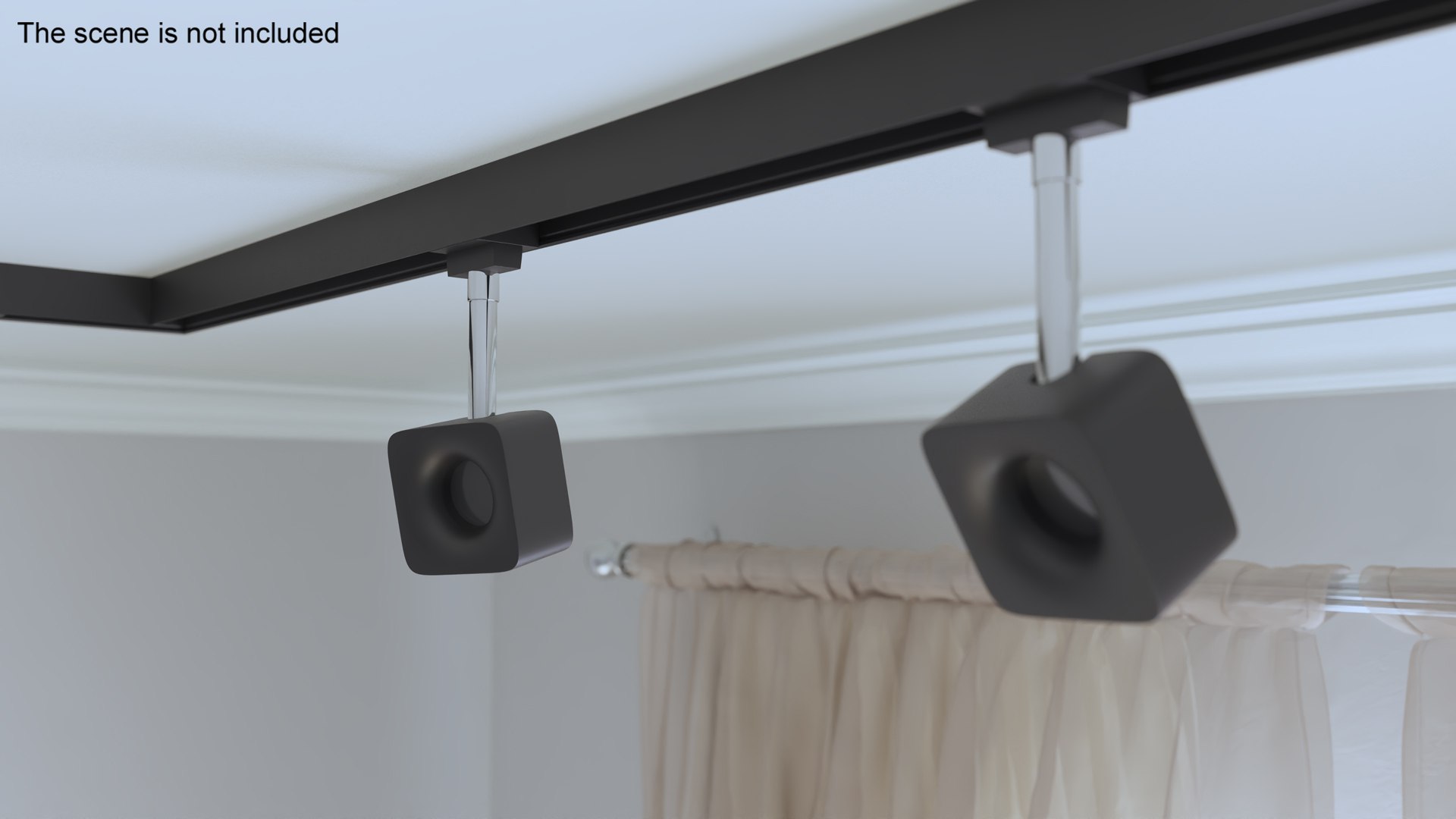 LED Track Light System Full 3D - TurboSquid 2279843