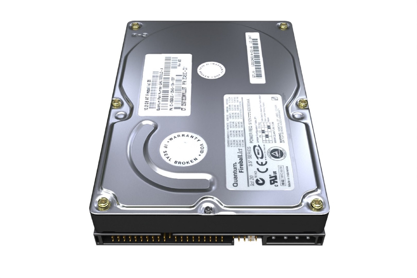 3D Hdd Quantum Fireball - TurboSquid 1630260
