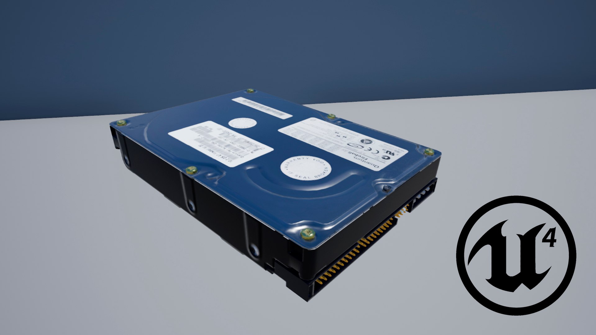 3D Hdd Quantum Fireball - TurboSquid 1630260