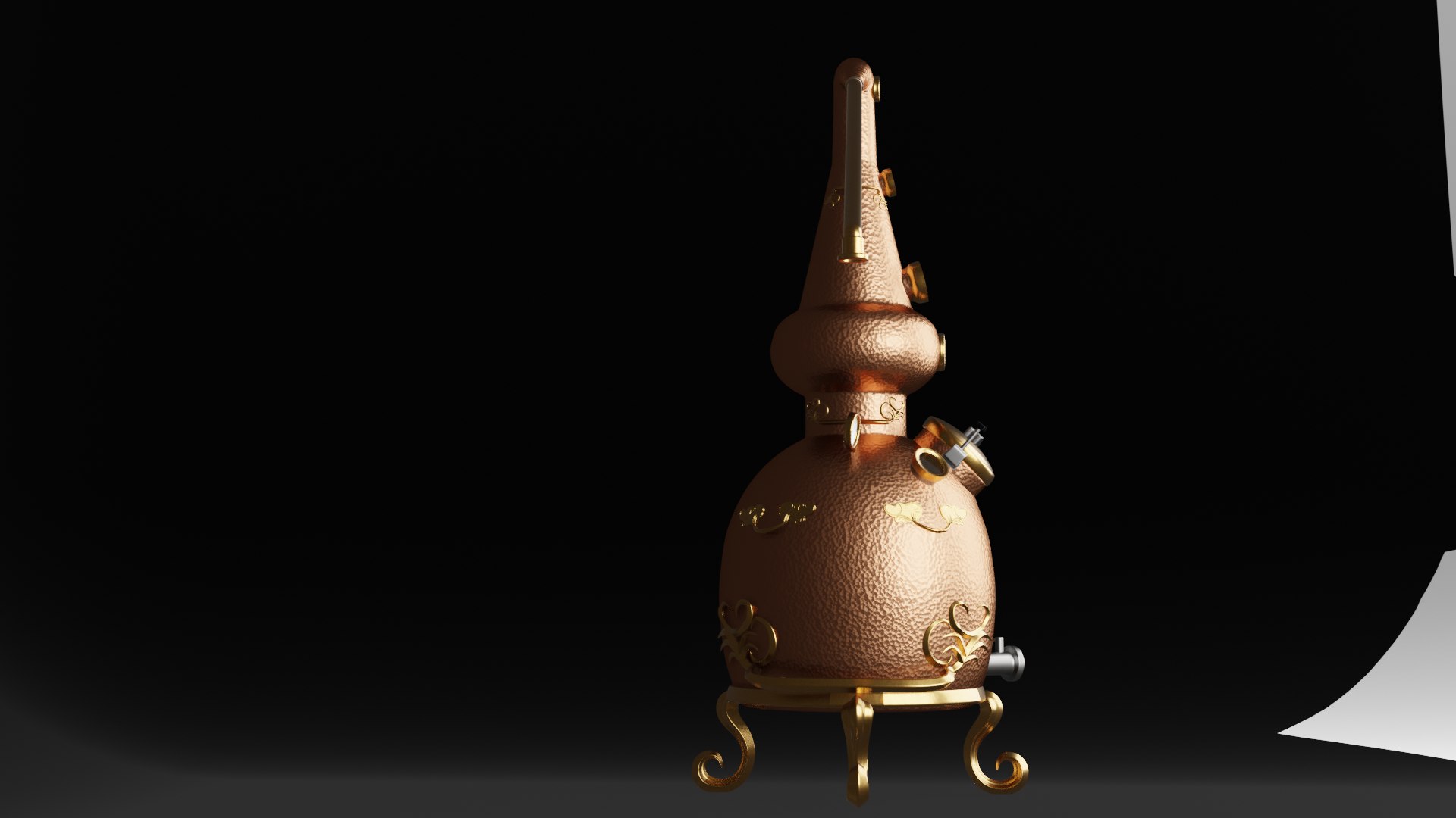 3D Copper Distillery Set Model - TurboSquid 2018363
