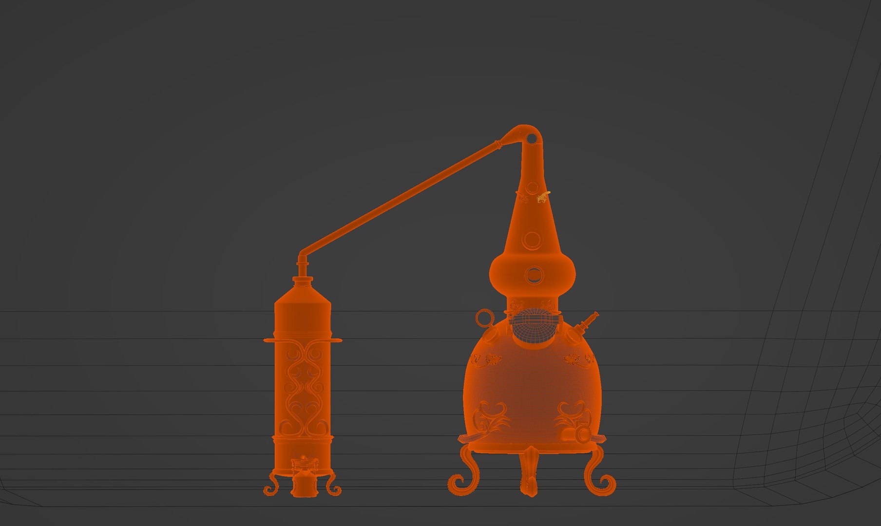 3D Copper Distillery Set Model - TurboSquid 2018363