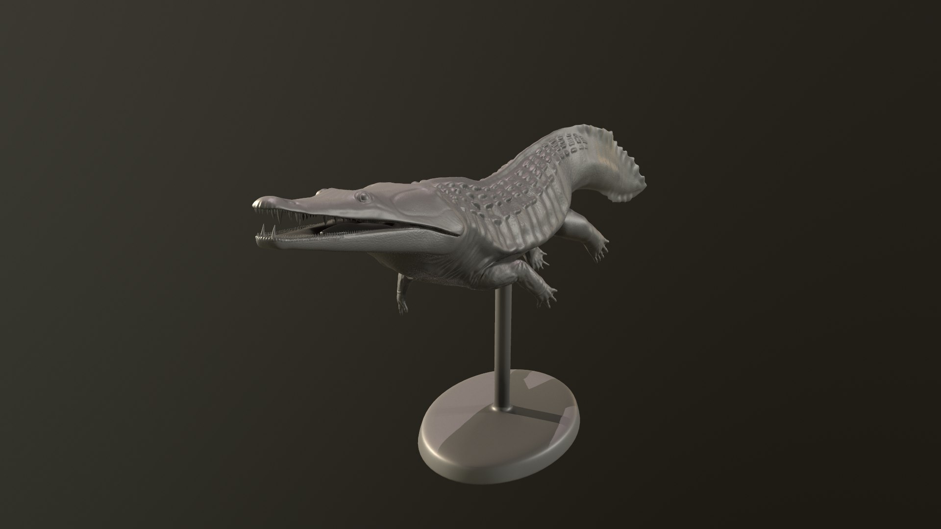 Trematosaurus Print 3D Model - TurboSquid 1625464
