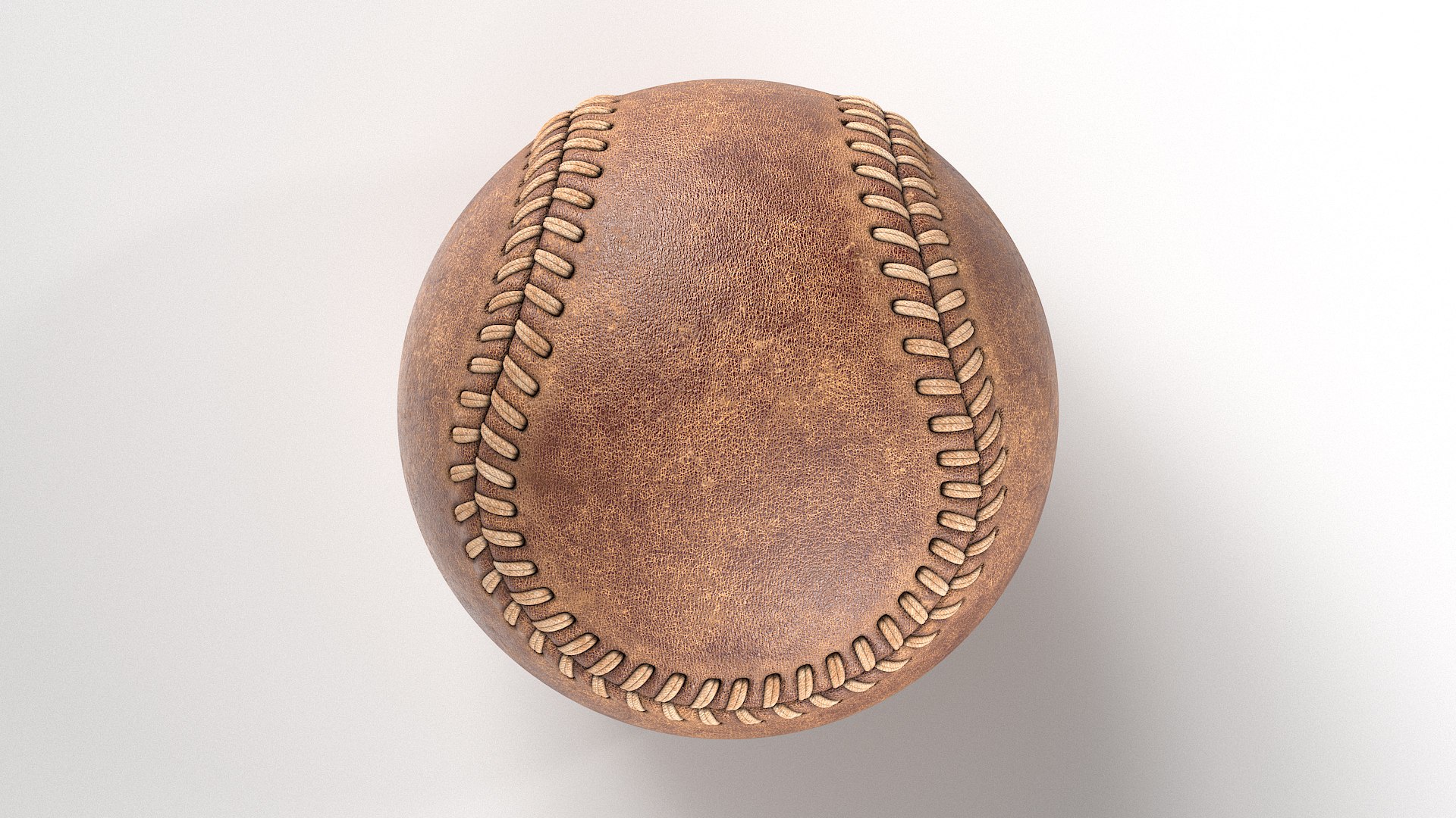 Old Baseball Ball 3D - TurboSquid 2072878