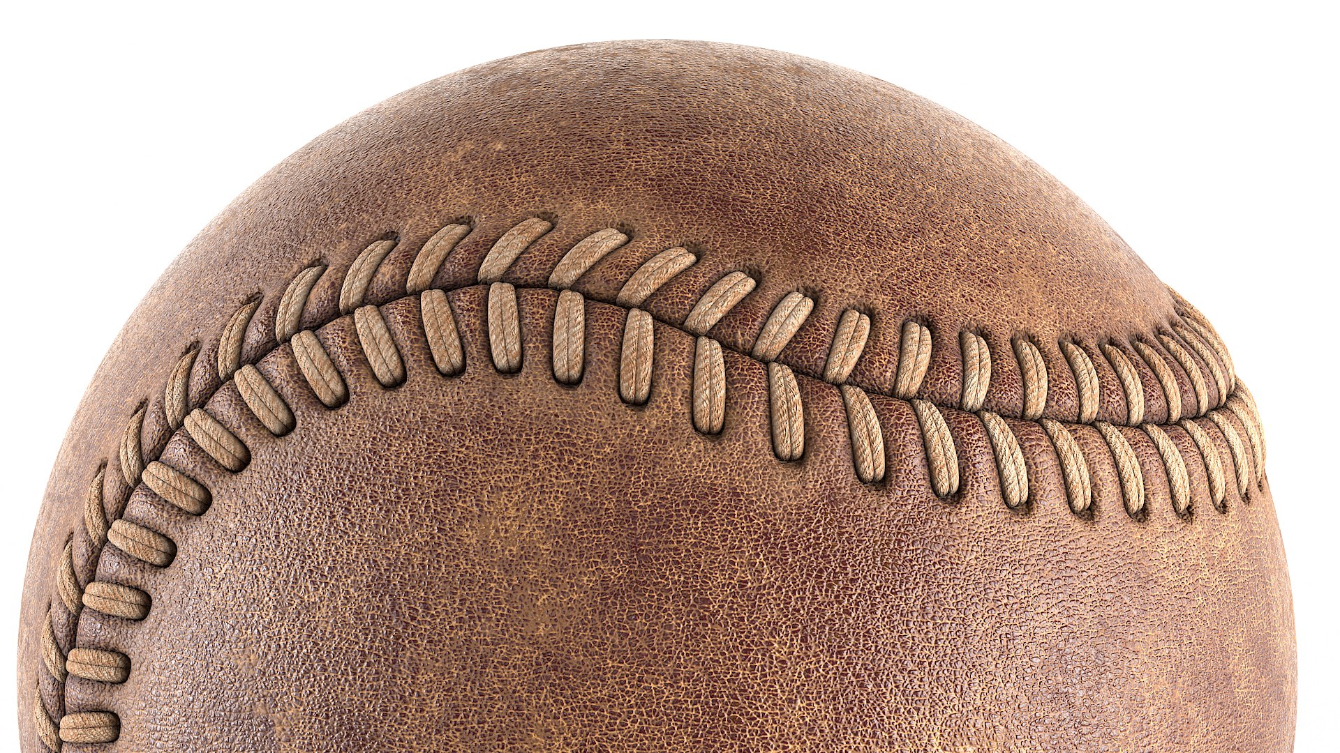 Old Baseball Ball 3D - TurboSquid 2072878