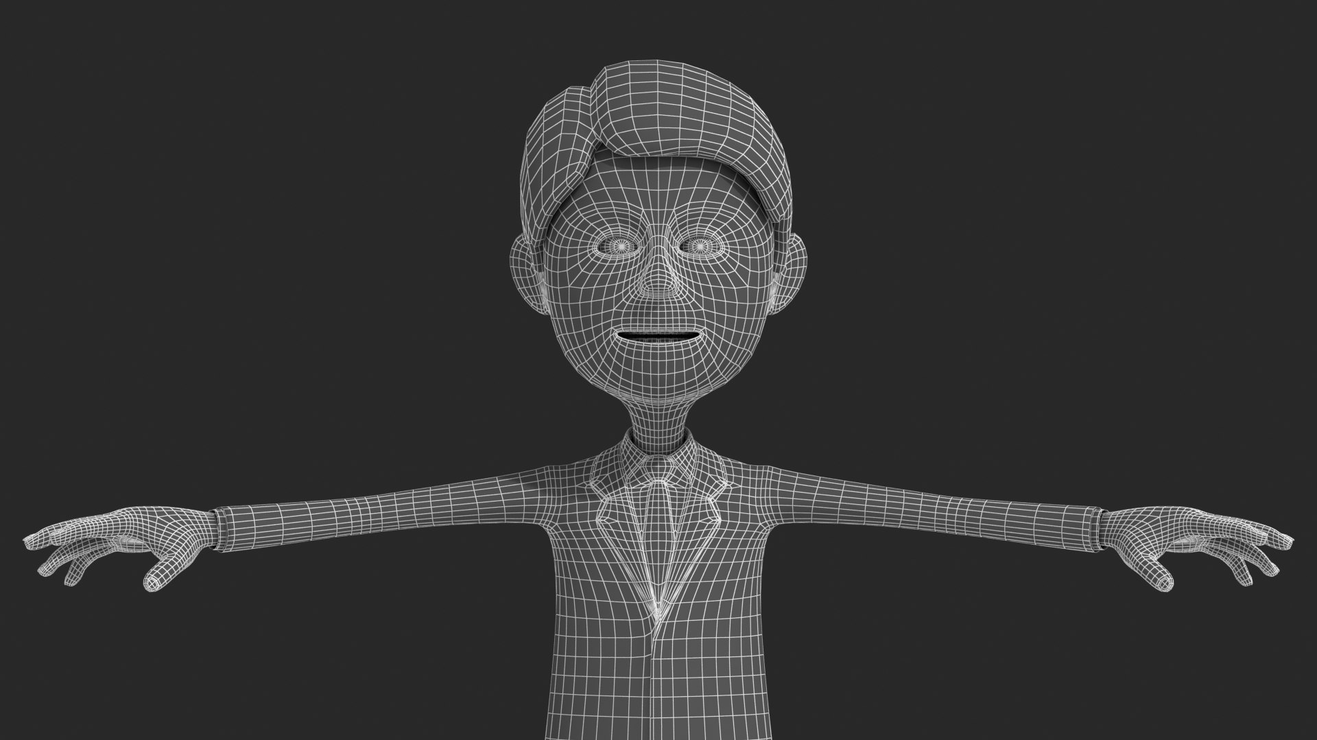 Cartoon Man 3D Model - TurboSquid 1936121