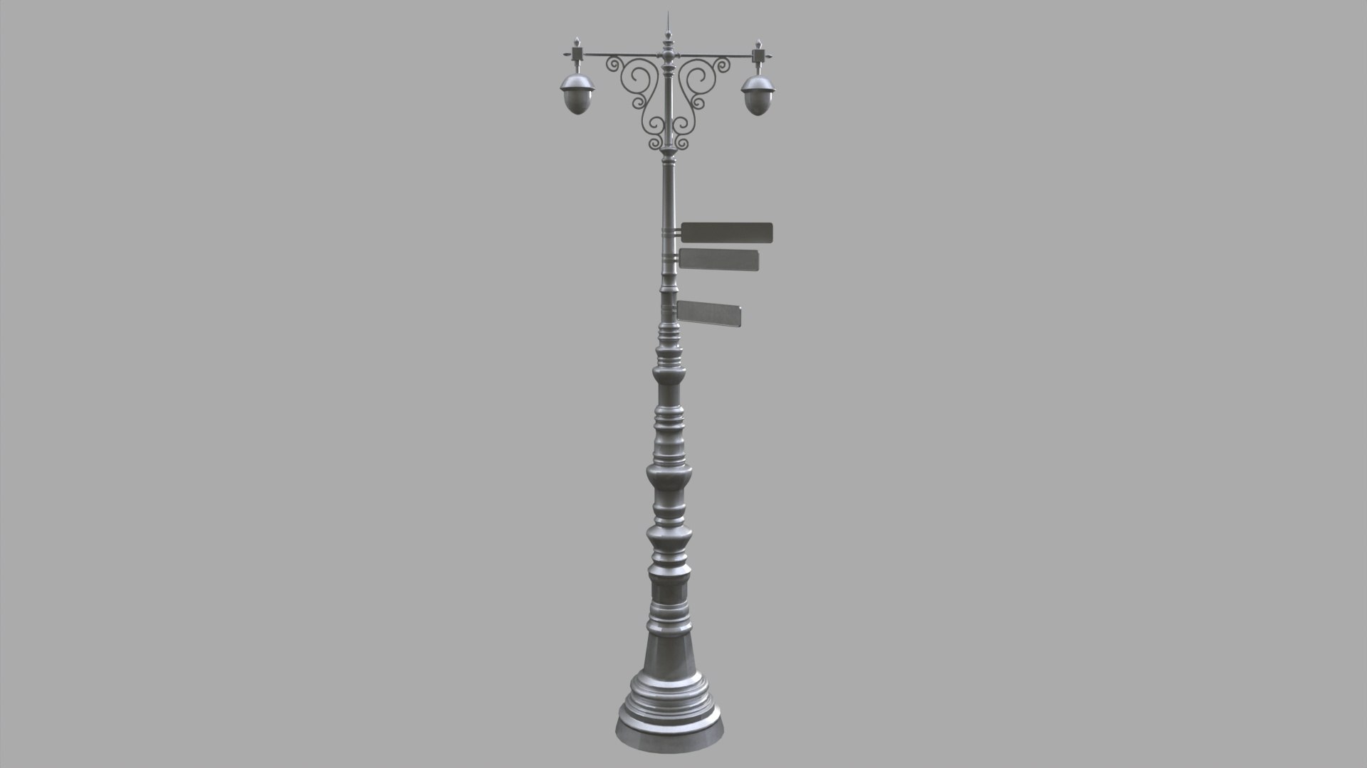 Street Lamp 2 3D - TurboSquid 2305165